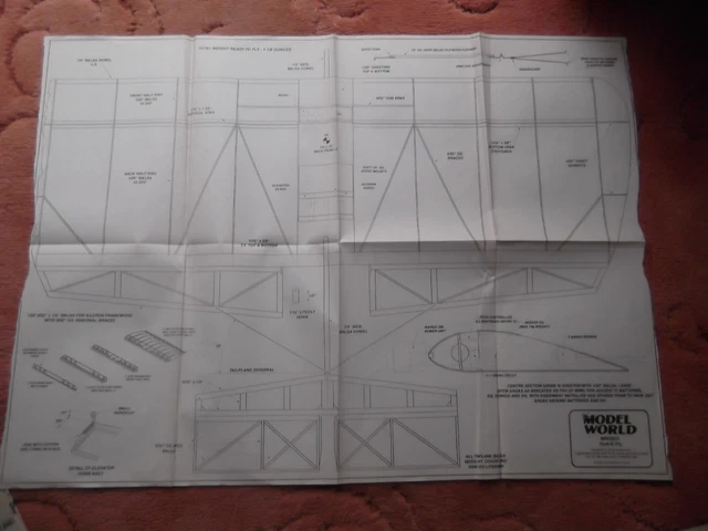 RC MODEL WORLD Plans of the Test-E-Fly and Sports Winch a light fun-fly ...