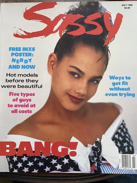 VINTAGE JULY 1988 SASSY Magazine 80s models Chynna Philips River ...