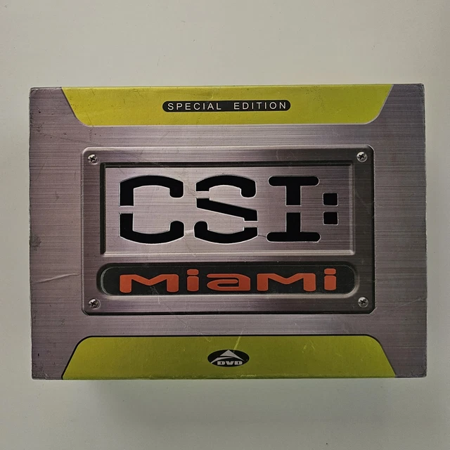 CSI MIAMI SEASON 1-4 Box Set Special Edition Region 1, 2 & 3 £8.52 ...
