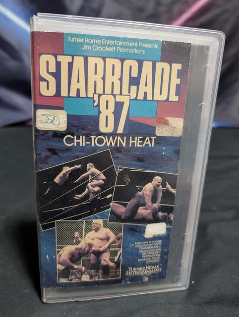 WWE AEW TNA WWF WCW TNA NWA - Starrcade 87 - Chi-Town Heat (VHS, 1988 ...