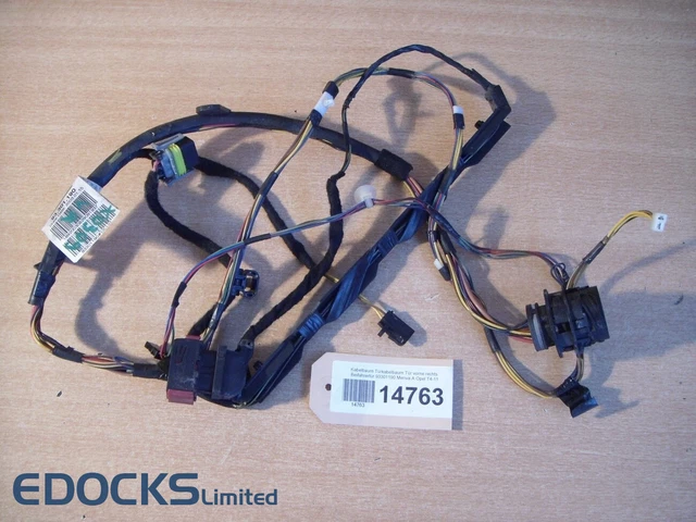 FAISCEAU CÂBLES FAISCEAU Porte de Passager avant Droit 93301190 Meriva A Opel EUR 21,07 ...