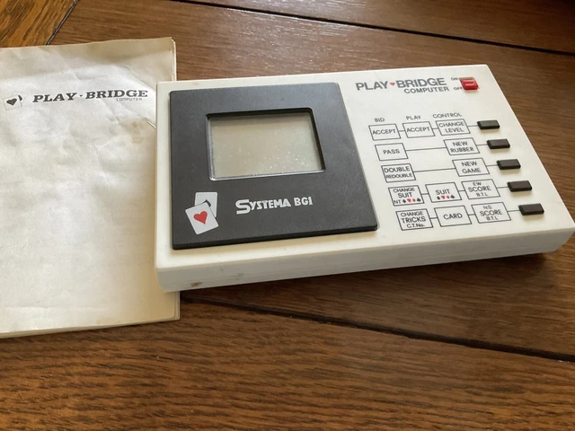 SYSTEMA PLAY BRIDGE Computer BG-1 Handheld Game Console Vintage £3.00 ...