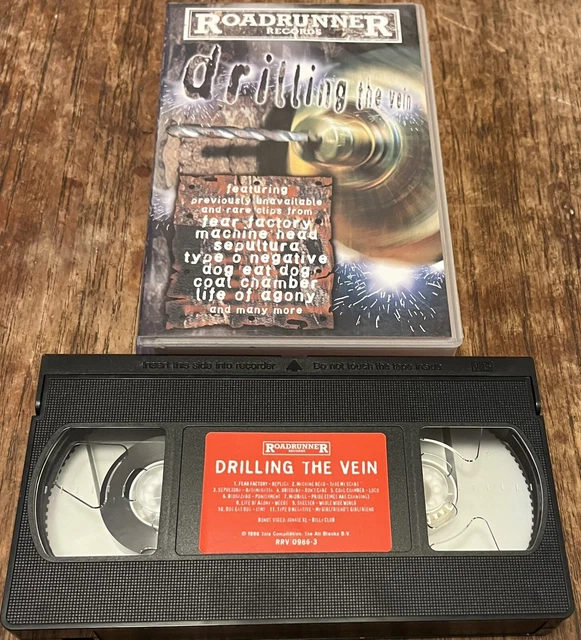 DRILLING THE VEIN 1998 Roadrunner VHS Sepultura Type 0 Negative Machine ...