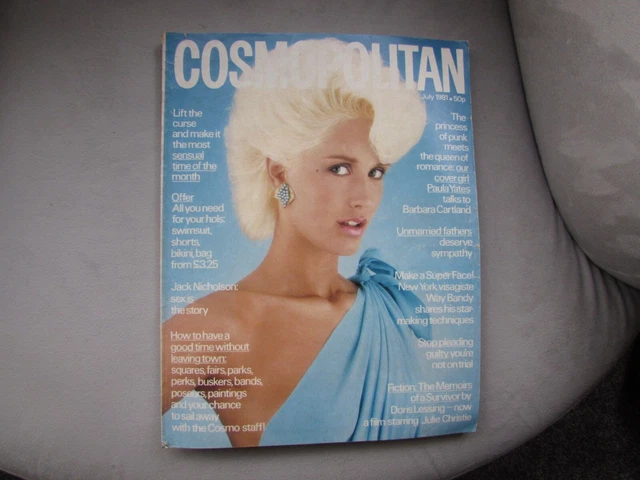 PAULA YATES RARE Cosmopolitan Magazine July 1981 £47.52 - PicClick UK