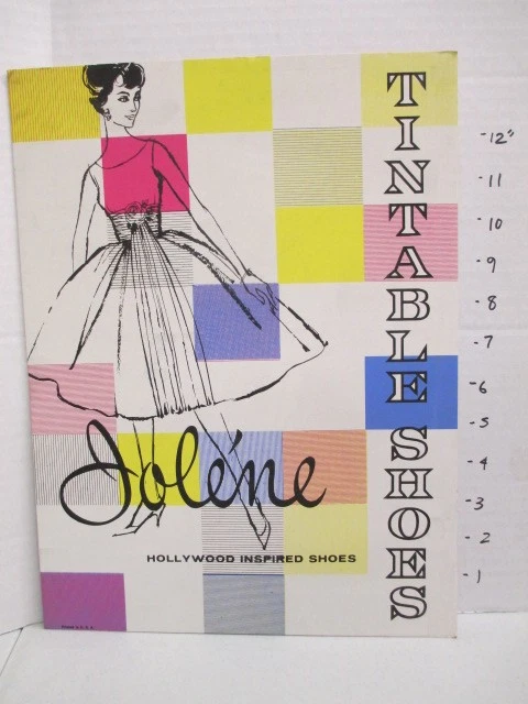 JOLENE SHOES TINTABLES 1960s store sign women's clothing googie bebop ...