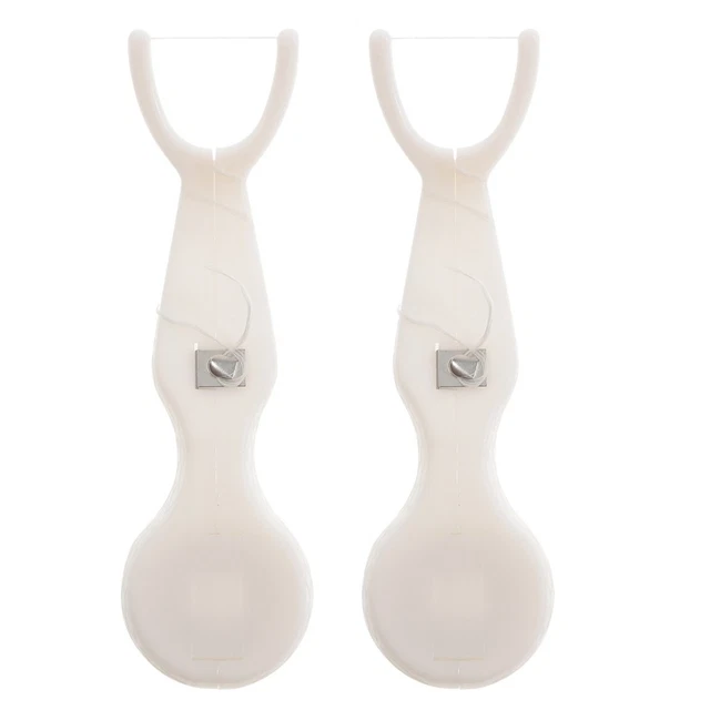 2 PCS SELF-MADE Dental Floss Holder Reusable Flossing Tools Gum ...