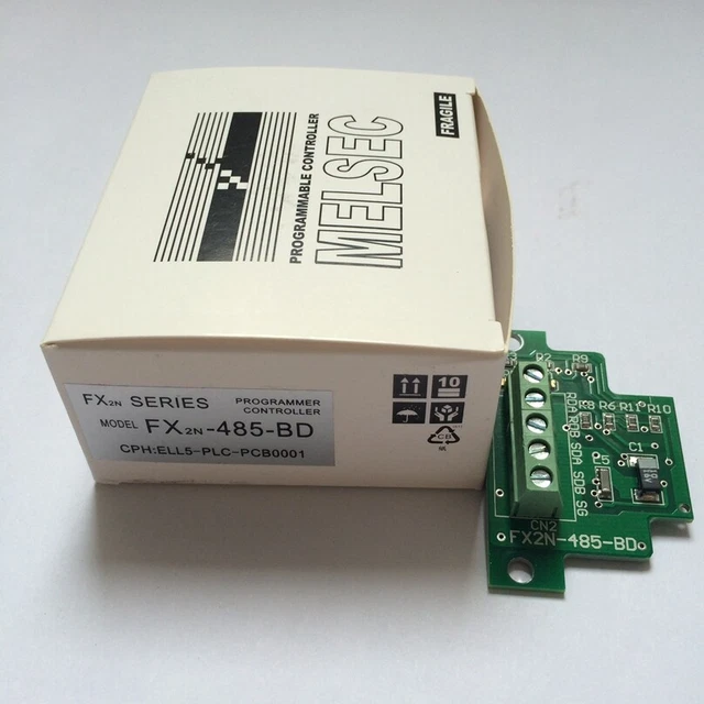 MITSUBISHI PLC PROGRAMMER Controller Communication Board FX2N-485-BD ...