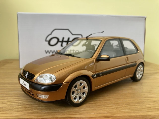 1:18 OTTO MOBILE OT893 CITROEN SAXO 16v VTS GOLD FACELIFT OTTOMOBILE £ ...