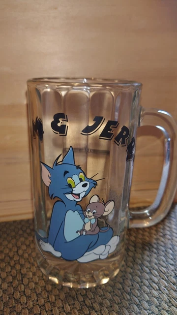 TOM & JERRY Warner Bros Studio Store 1997 Vintage Glass Tankard £15.00 ...