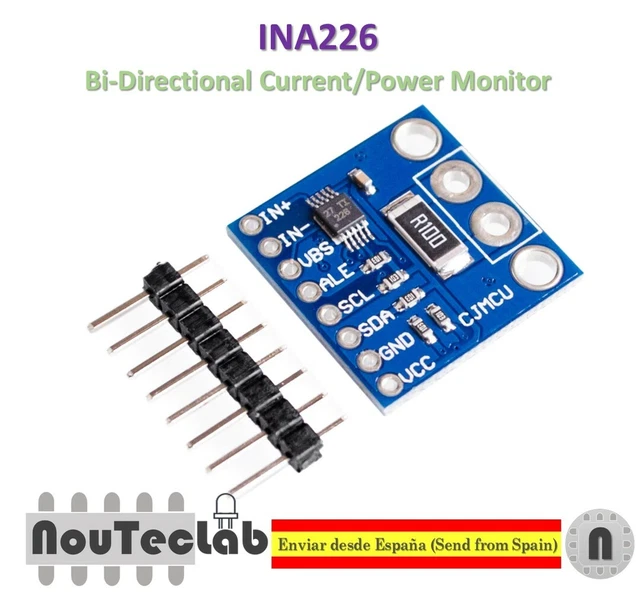 INA226 IIC I2C Interface Bi-Directional Current/Power Monitoring Sensor ...