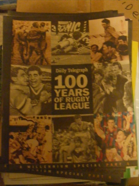DAILY TELEGRAPH 100 Years of Rugby League Part 5 very good condition $9 ...