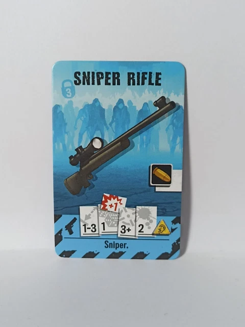 SNIPER RIFLE / EQUIPMENT CARD FORT HENDRIX (English) Zombicide 2nd ED ...
