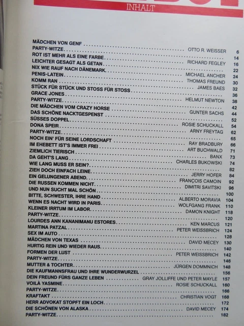 PLAYBOY - D SH 12, Marina Larson, Lourdes Ann, Grace Jones, Yvonne ...