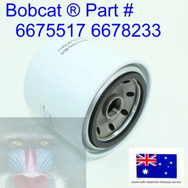 FOR BOBCAT OIL FILTER 6675517 6678233 T590 T630 T650 T750 T770 T870 ...