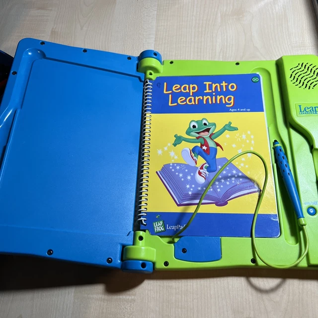 LEAP PAD SYSTEM Learning Bundle Green With 7 Books Games £25.00 ...
