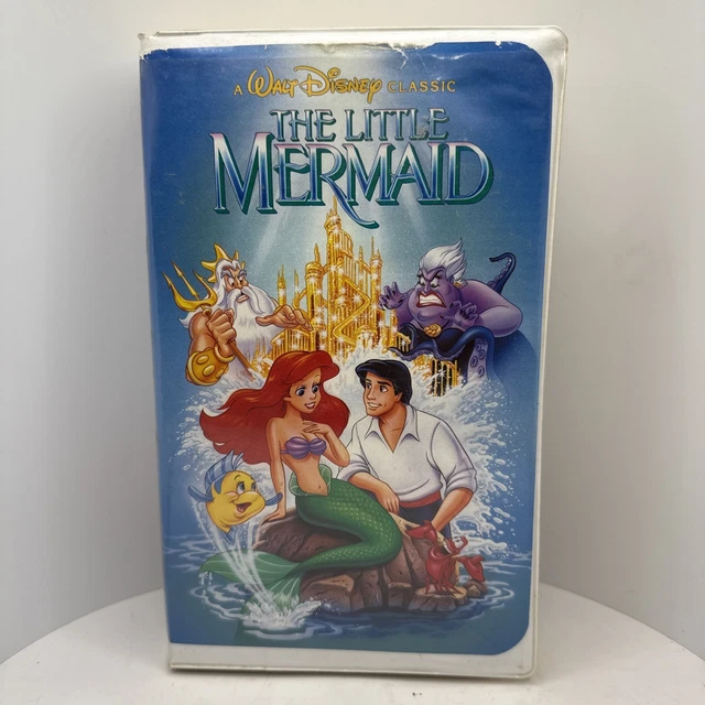 LITTLE MERMAID VHS (1990) Black Diamond – Banned Cover – Rare Disney ...