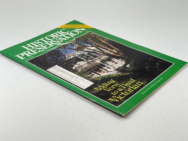 VINTAGE APRIL 1986 Historic Preservation Magazine Landmark Victorian ...