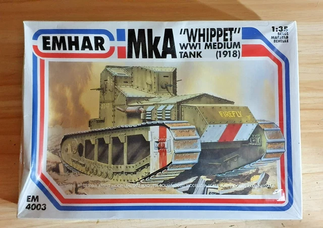 EMHAR EM4003 MK.A WHIPPET WWI MEDIUM TANK ( 1918 ) 1/35 Model Kit EUR ...