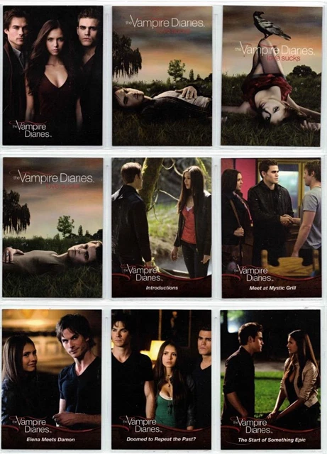 VAMPIRE DIARIES SEASON 1. Complete Base Card Set Of 63- Cards ...