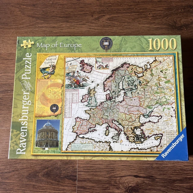 RAVENSBURGER JIGSAW PUZZLE 1000 pieces Map of Europe EUR 8,17 - PicClick FR