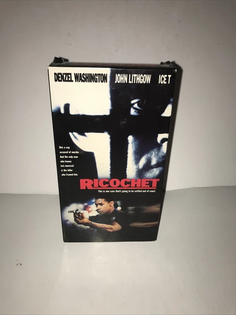 RICOCHET (VHS, 1992) Denzel Washington John Lithgow Ice T £3.10 ...