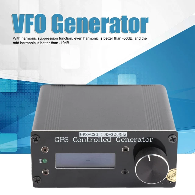 FREQUENCY GENERATOR 10KHZ To 220MHz VFO Generator Adjustment Frequency ...