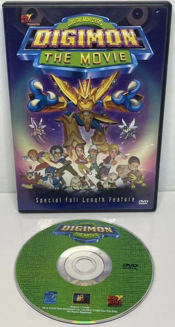 DIGIMON THE MOVIE (DVD, 1999 Animated Movie, Saban, OOP) Canadian £28. ...
