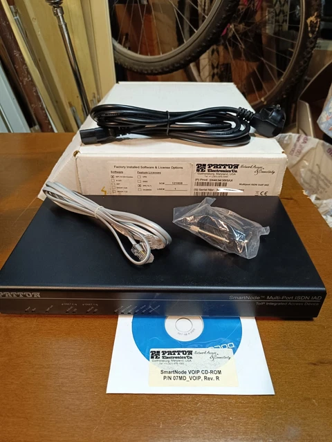 PATTON SMARTNODE MULTIPORT ISDN IAD SN4634/3BIS/UI VoIP Gateway Router ...