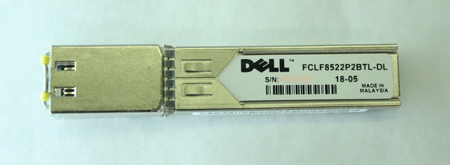 DELL SFP 1000BASE-T FCLF8522P2BTL-DL RJ45 Transceiver 0MHVPK $51.62 ...