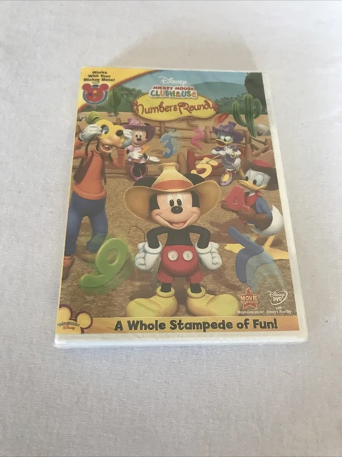 DISNEY MICKEY MOUSE Clubhouse Numbers Roundup DVD Disc Is Loose In Case ...