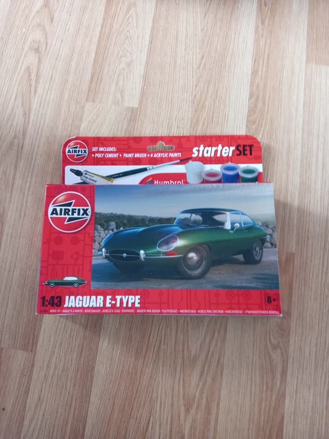 AIRFIX JAGUAR E-TYPE Starter Set 1/43 Model Kit £9.03 - PicClick UK