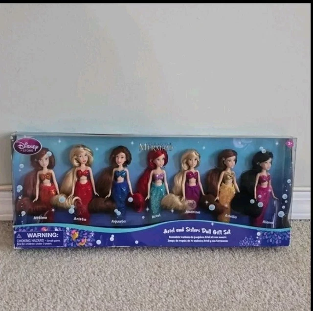 2013 ULTRA RARE Disney Ariel and Sisters Mini Doll Gift Set Disney ...