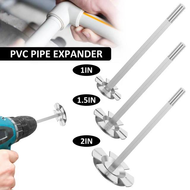 PVC FITTING SOCKET Saver 1/1.5/2inch PVC Pipe Reamer Cutter Tool ...