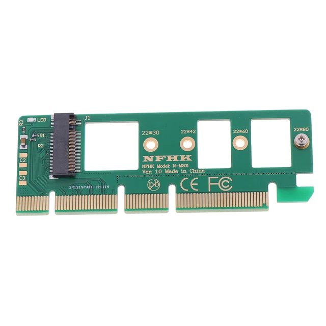 NVME M.2 NGFF SSD to PCI-E PCI express 3.0 16x x4 adapter riser card ...