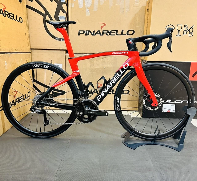PINARELLO DOGMA F (Red/Black) Shimano DURA-ACE 12 SP Di2 SIDE-50 £ ...