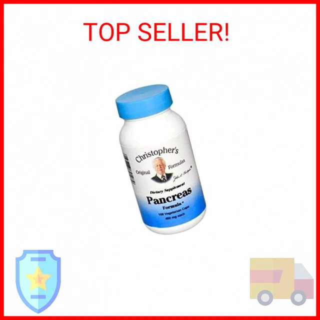 DR CHRISTOPHER'S FORMULA Original Formulas Pancreas Formula, 100 Count ...