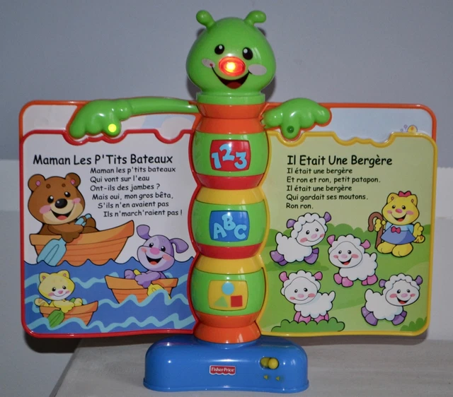 LIVRE INTERACTIF COMPTINES "Livre D'éveil Rigolotronique" de Marque ...