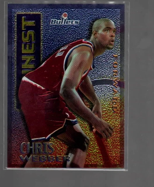 1995-96 TOPPS FINEST Mystery Borded Bronze Card #M8 Chris Webber ...