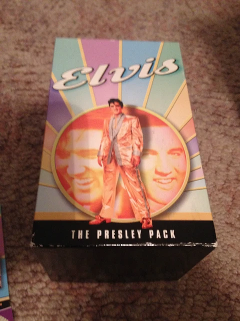 ELVIS COMMEMORATIVE COLLECTION 4 VHS Tape Box Set The Presley Pack $24. ...