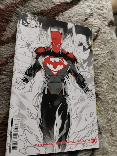 Batman Superman Worlds Finest 4 Nm 2022 Dan Mora Cardstock Cvr 1Ère