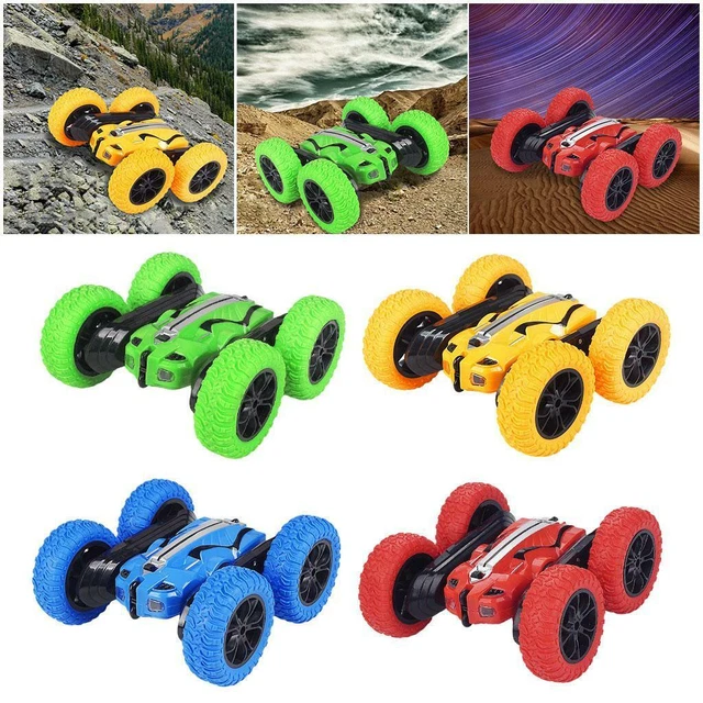 DOUBLE-SIDED RC DRIFT Stunt Car 180 Degree Reversal with Head Lights High Speed £14.32 - PicClick UK