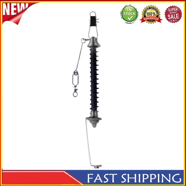 FISHING HOOKS AUTOMATIC Spring Catch Ejection Jig Head Lure Tackle ...