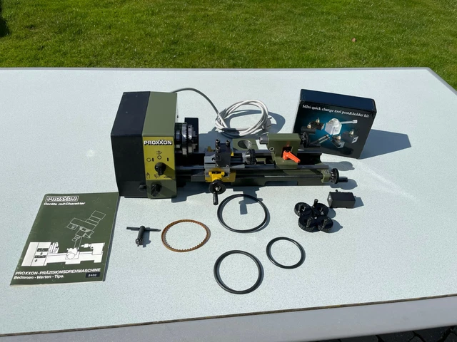 PROXXON PD 210 Drehbank 2400 Präzisionsdrehbank / Tischdrehbank EUR 499 ...