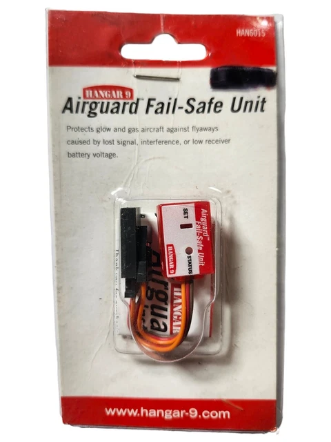 HANGAR 9 HAN6015 Airguard Fail-Safe Unit, RC R/C Avion Livraison gratuite EUR 19,40 - PicClick FR