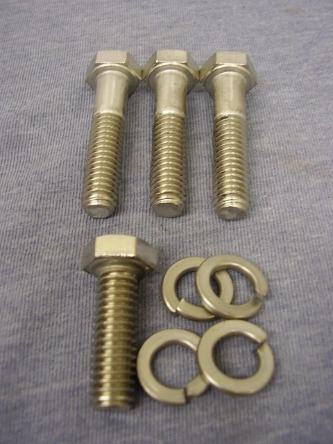 FORD ESSEX V6 STAINLESS STEEL Alternator Bracket Hex Bolts & Washers £3 ...