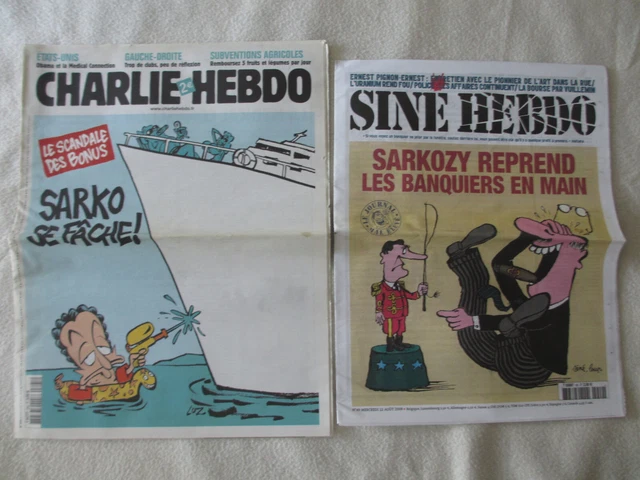 CHARLIE HEBDO N° 895 + Sine Hebo N° 49 - 12/08/2009 EUR 5,00 - PicClick FR