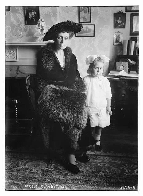 OLIVE HITCHCOCK WHITMAN Wife Charles Seymour Whitman Governor New Old ...