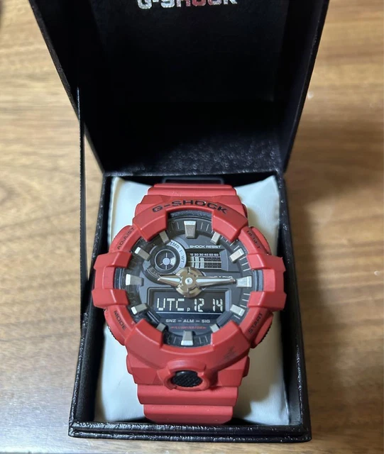 CASIO MONTRE G-SHOCK Coca-Cola Collaboration GA-700 Rouge Avec Boîte ...