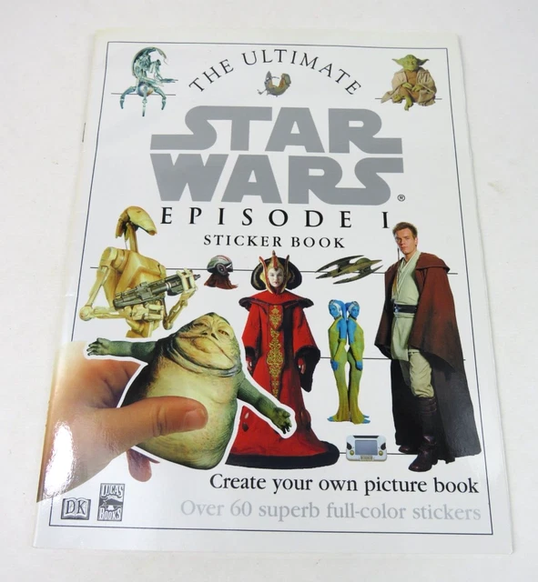 STAR WARS EPISODE 1 The Ultimate Sticker Book Create Your Own Picture ...