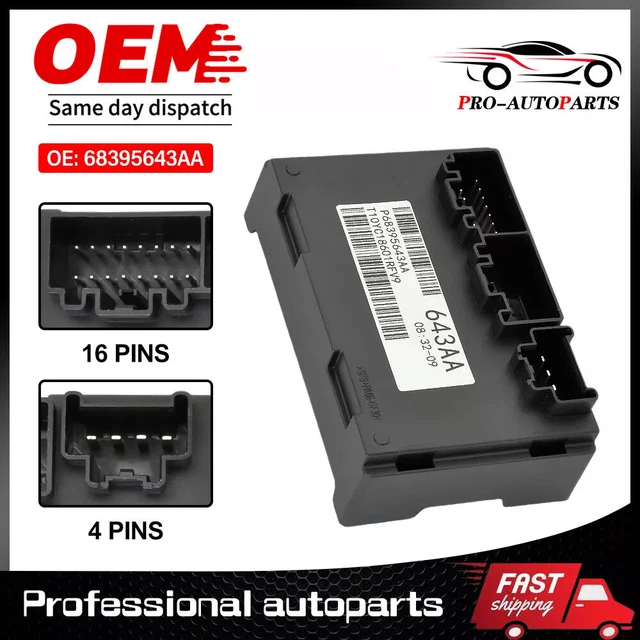 PROGRAMMED TRANSFER CASE Control Module 68395643AA FOR 11-13 Jeep Grand ...